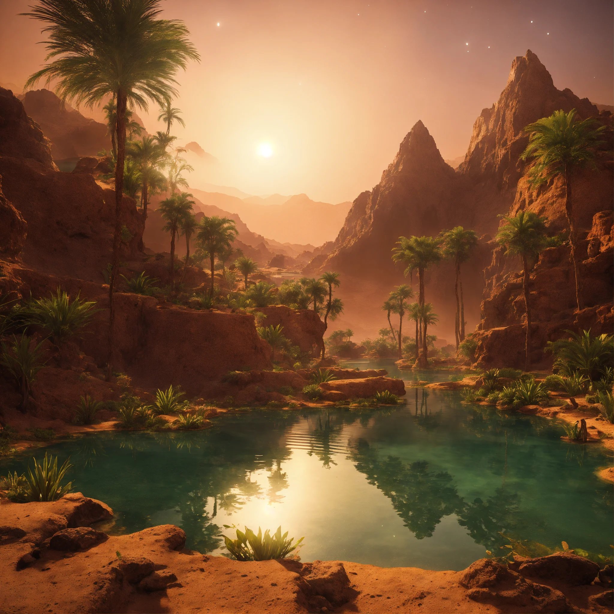 image, AI arts, amazing, oases - Frederico | Hotmart