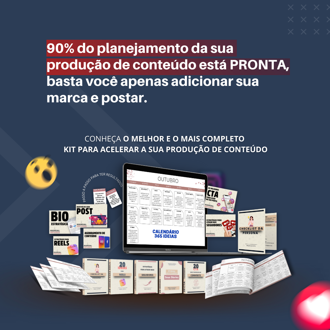 KIT CONTEÚDO QUE VENDE