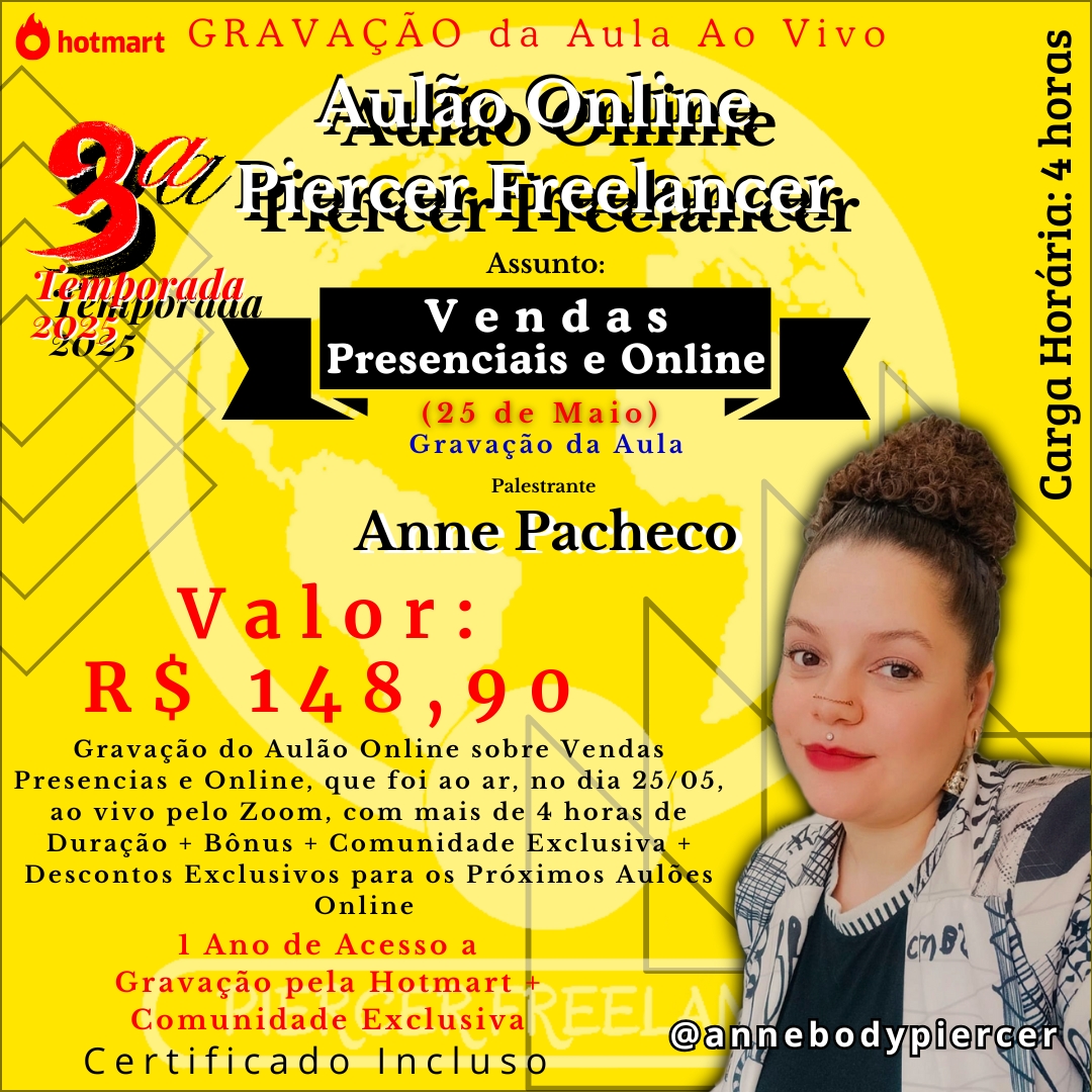 Vendas Presenciais e Online com Anne Pacheco (RS) - Gian Carlo Ribe...