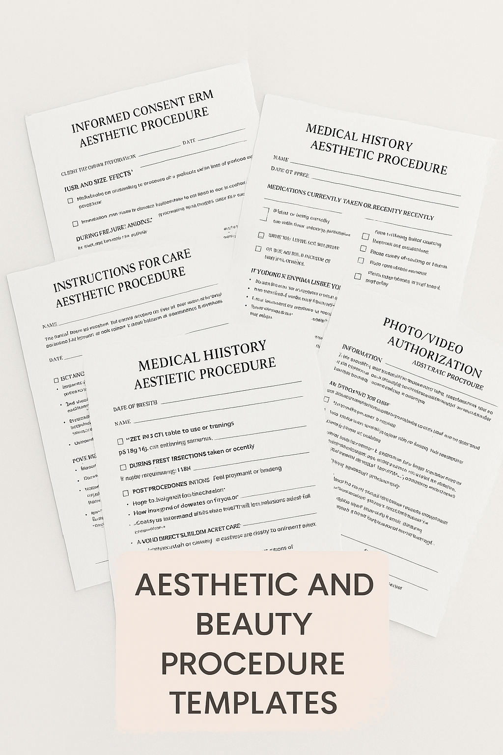 INFORMED CONSENT FORM FOR AESTHETIC AND BEAUTY PROCEDURES - RONEY B...