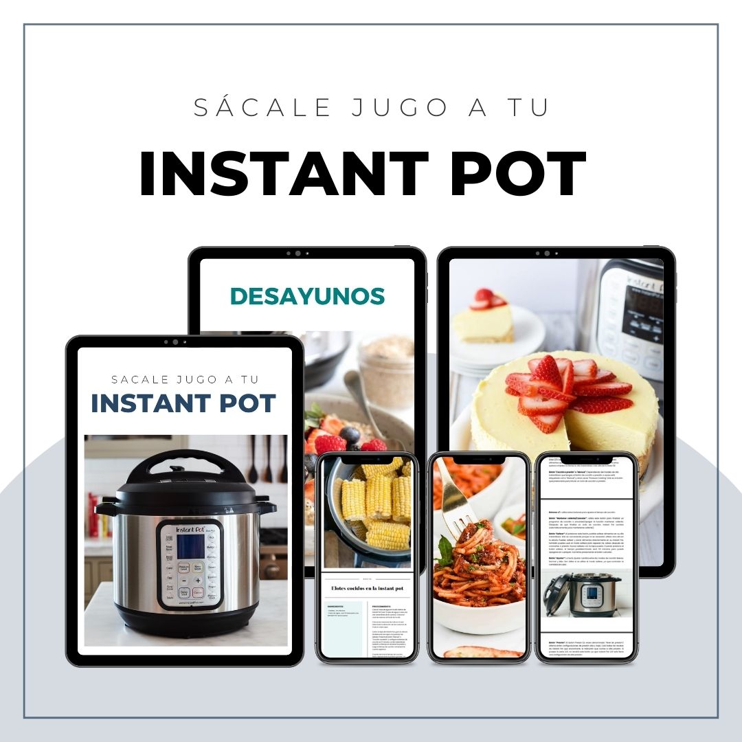 Sácale Jugo a tu Instant Pot - Más Vida María | Hotmart