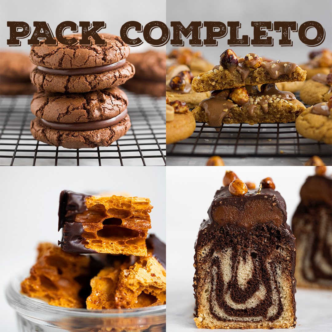 PACK COMPLETO 20%OFF - COOKIES 1&2 + COOKIES, BOLOS E SNACKS VEGANOS
