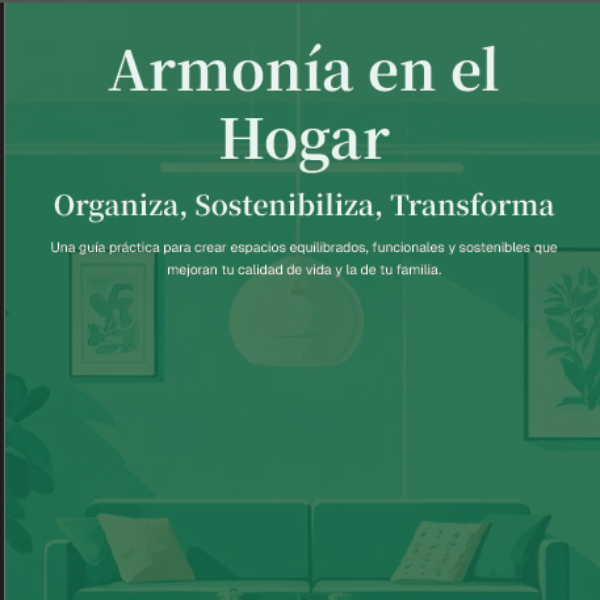 Armonía en el Hogar: Organiza, Sostenibiliza, Transforma. Una guí...