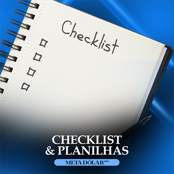 Checklist & Planilhas - Meta Smart Group | Hotmart