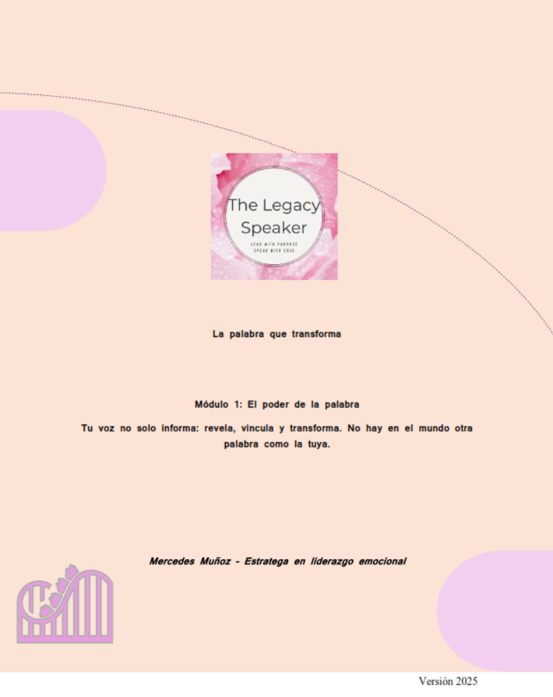 La palabra que transforma – Módulo 1: El poder de la voz que vincul...
