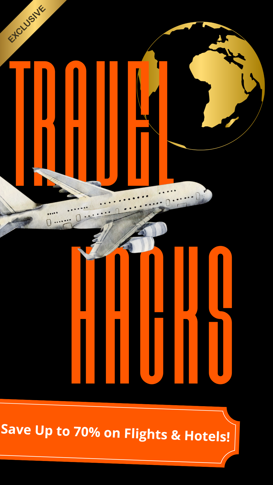 Travel Hacks - Save up 70% on Flights and Hotels