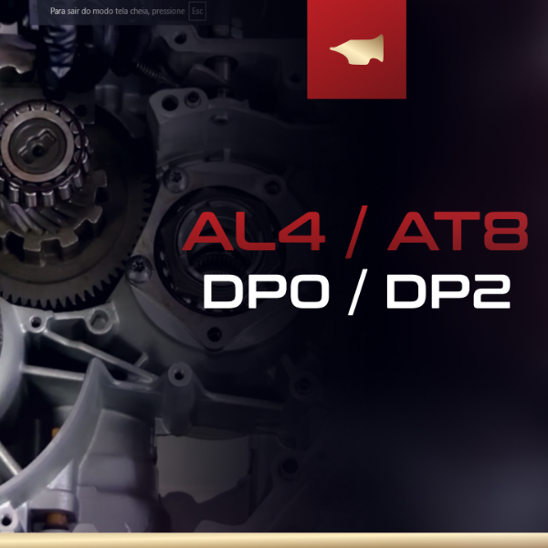 Especialização em transmissões AL4/AT8/DP0/DP2