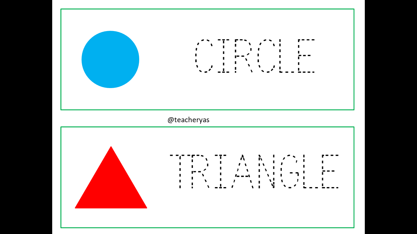 Print and Play - Tracing - Shapes
