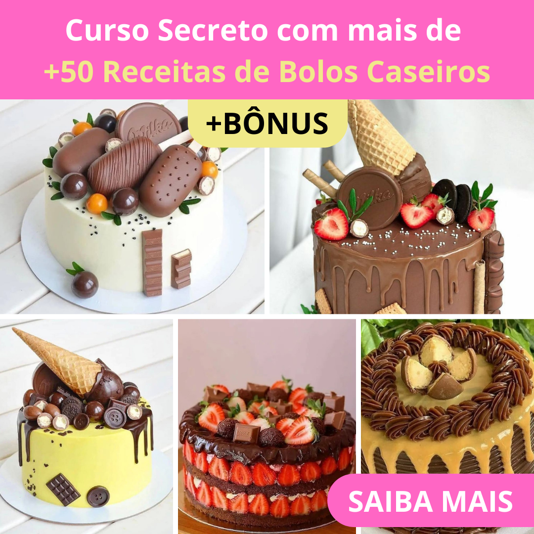 Curso Secreto De Bolos Caseiros Lucrativos - Andriele Ribeiro | Hot...
