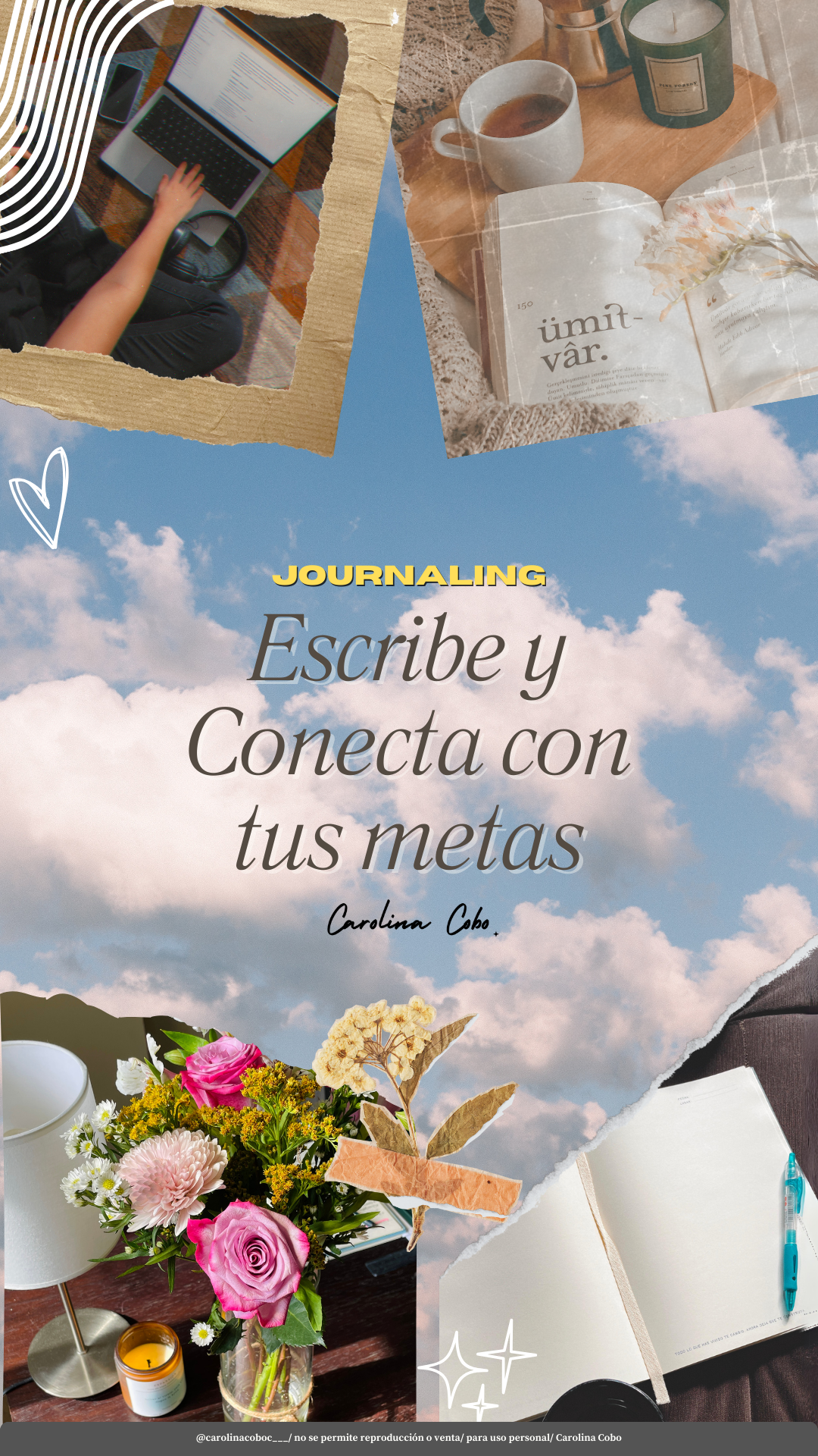Journaling: Escritura guiada para conectar con tus metas. - Carolin...