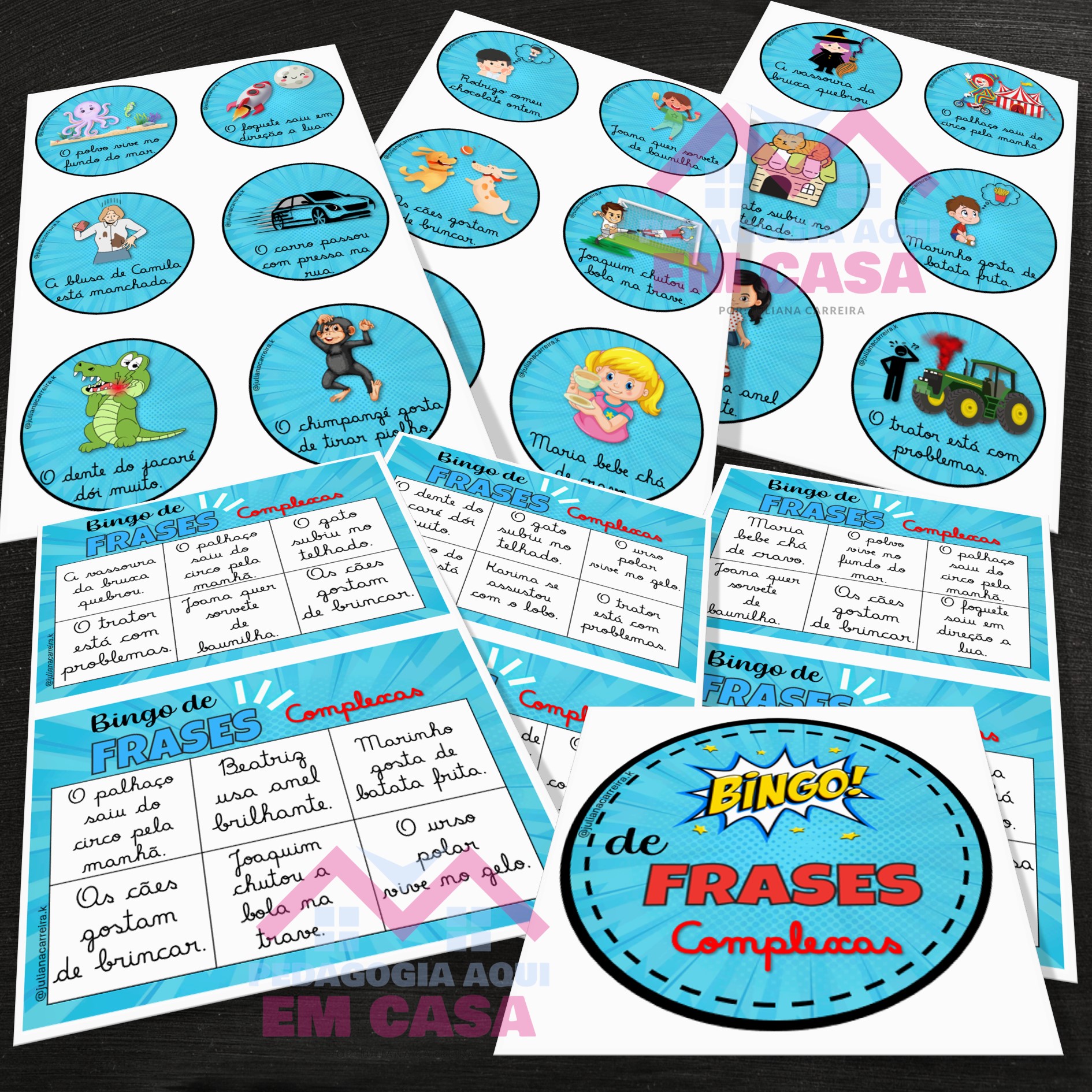 Bingo de Frases Complexas - Juliana Carreira | Hotmart