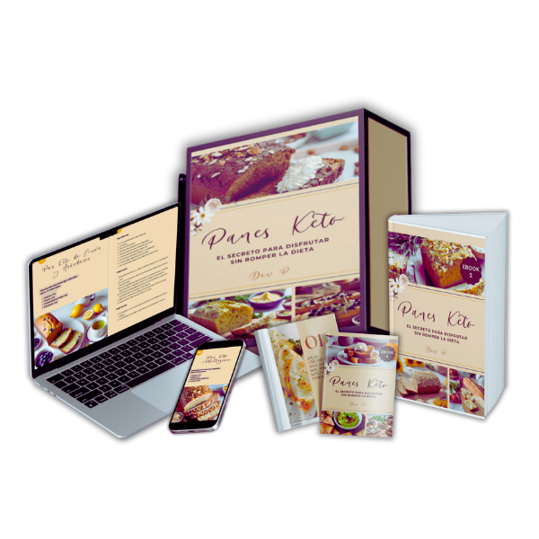 MEGA PACK "PANES KETO - EL SECRETO PARA DISFRUTAR SIN ROMPER LA DIE...
