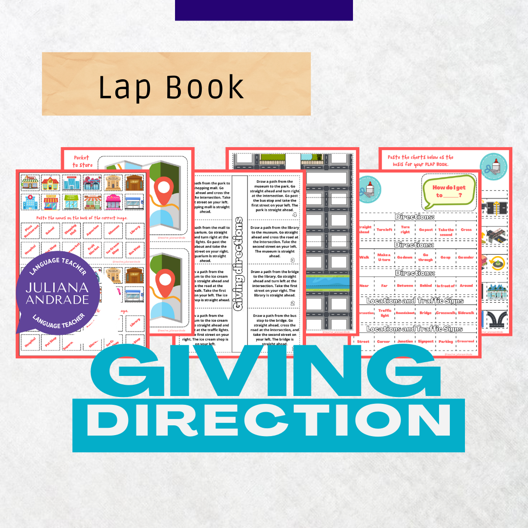 GIVING DIRECTIONS - FLAP BOOK