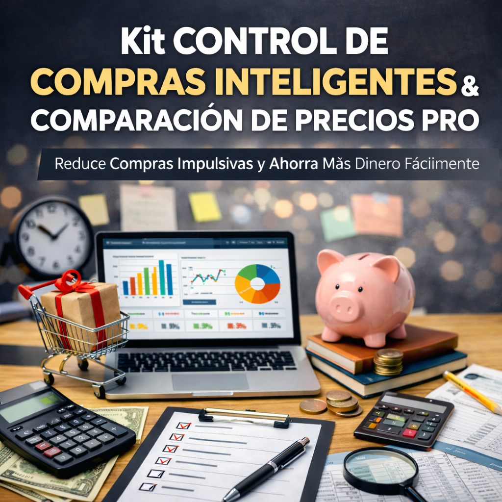 📦 Kit Control de Compras Inteligentes & Comparación de Precios...