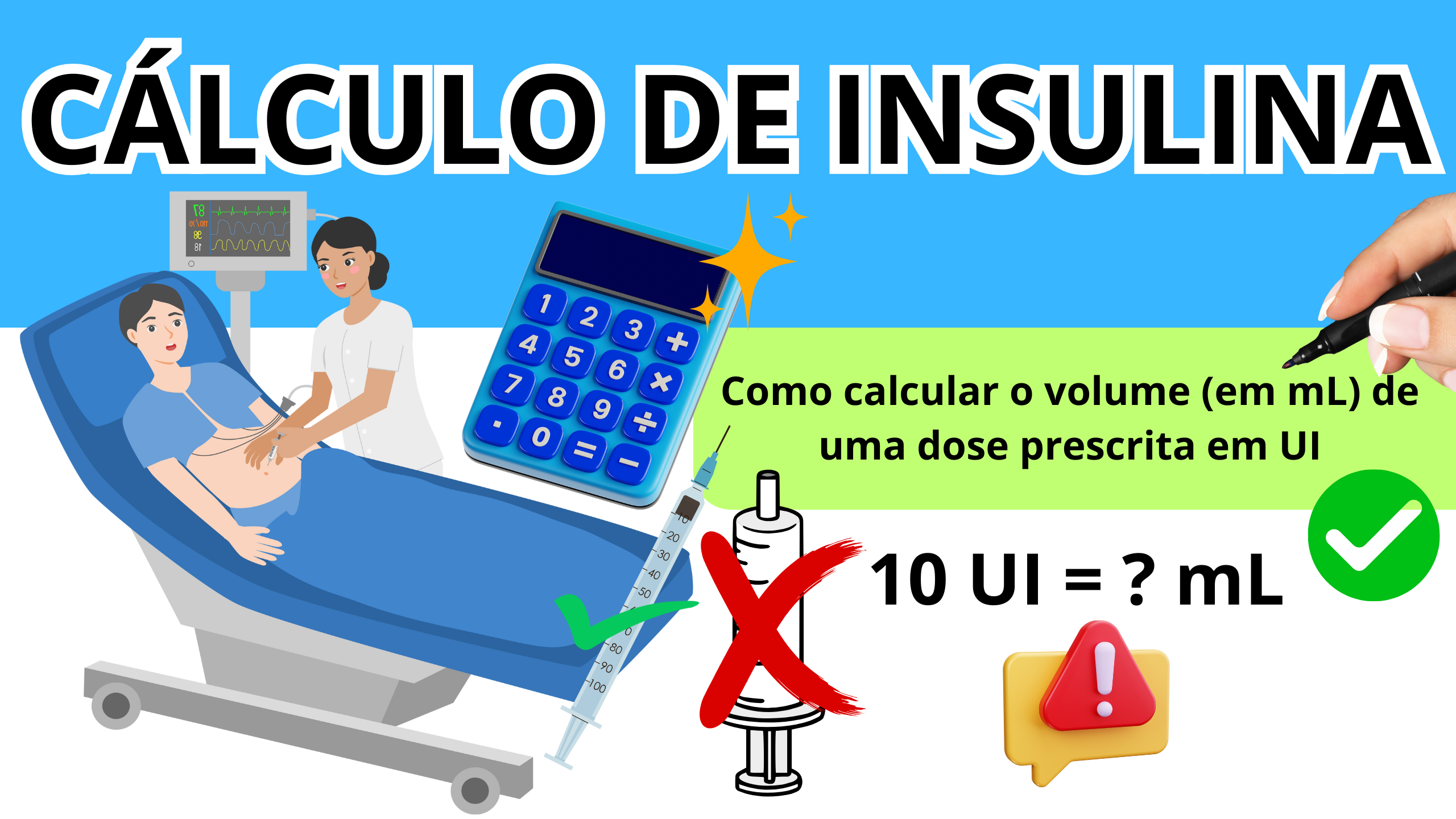 AULA CÁLCULO DE INSULINA - Enfermundo O MUNDO DA ENFERMAGEM | Hotmart