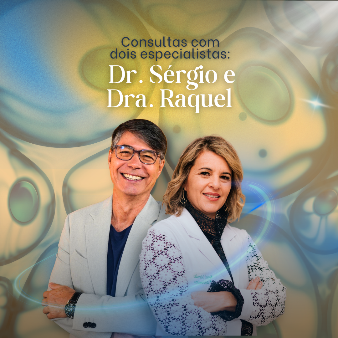 Consulta com Médico e Nutricionista, Dr. Sérgio e Dra. Raquel - Vit...