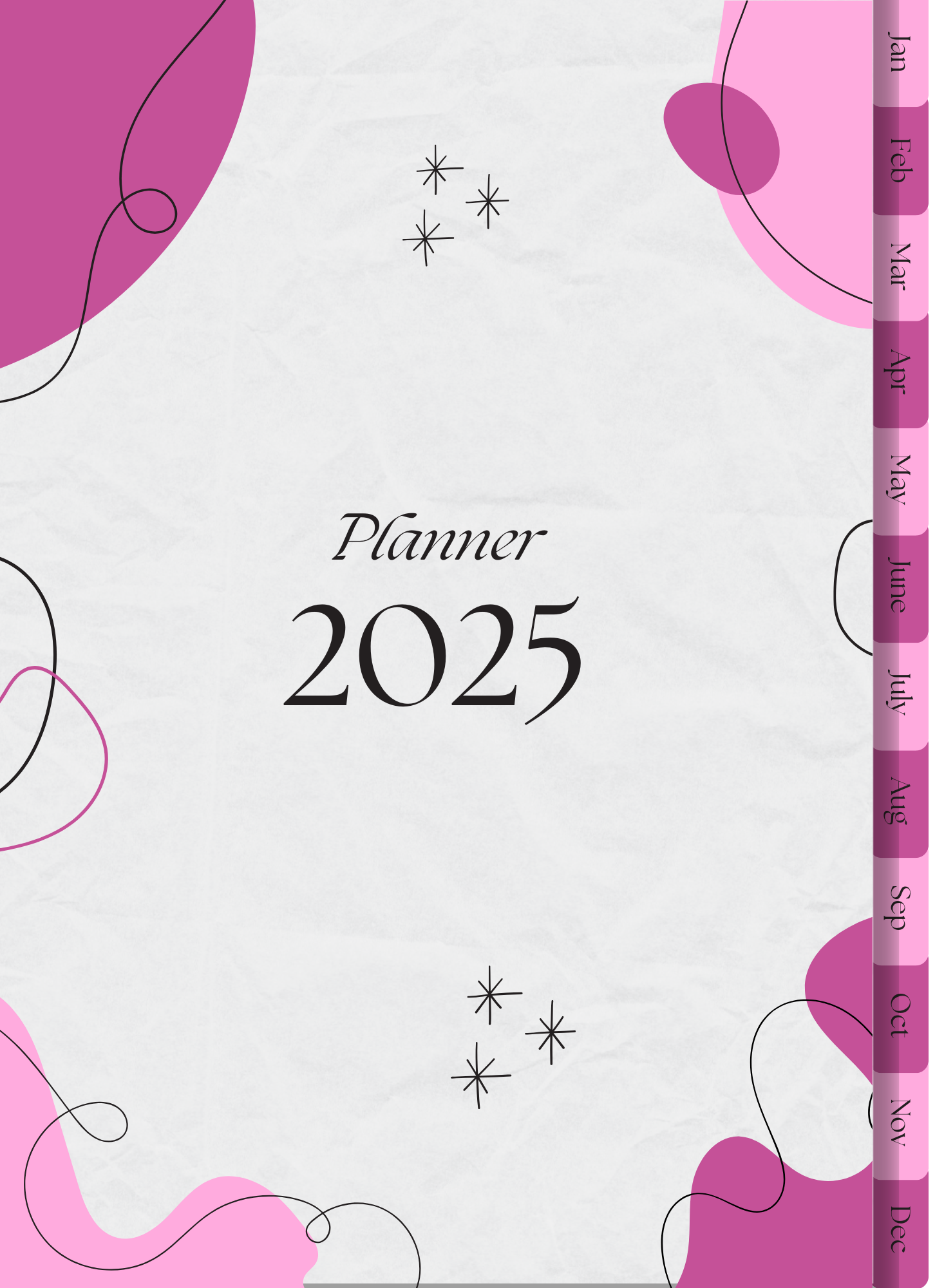 Purple/Pink Planner 2025 - mayte miranda | Hotmart