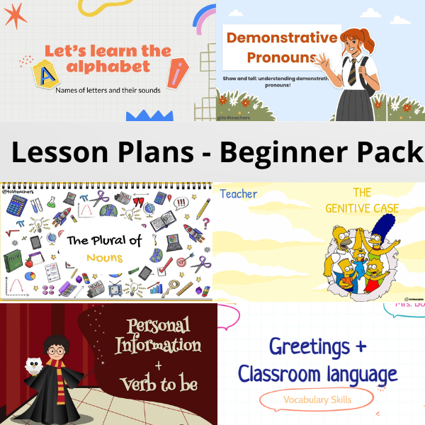 Lesson Plans - Beginner Pack