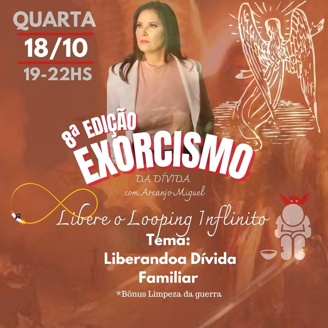 8 Edição Exorcismo da Dívida de Arcanjo Miguel