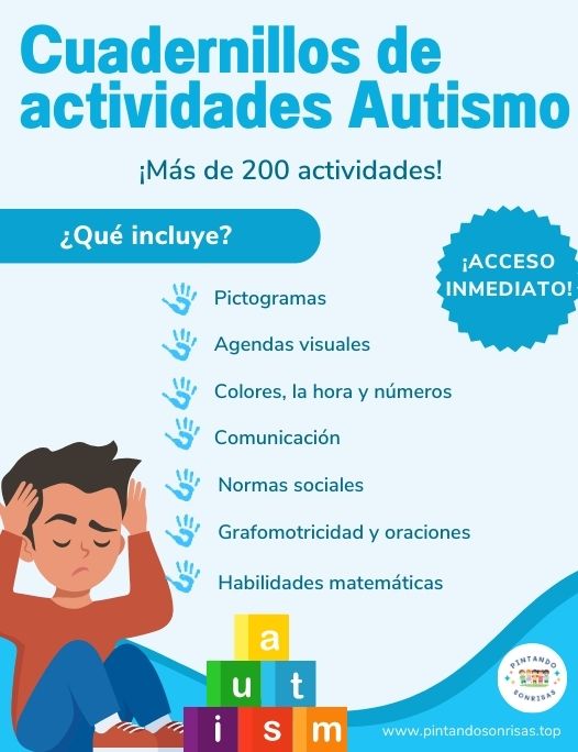 Cuadernillos de actividades para niños con Autismo en PDF - Pintand...