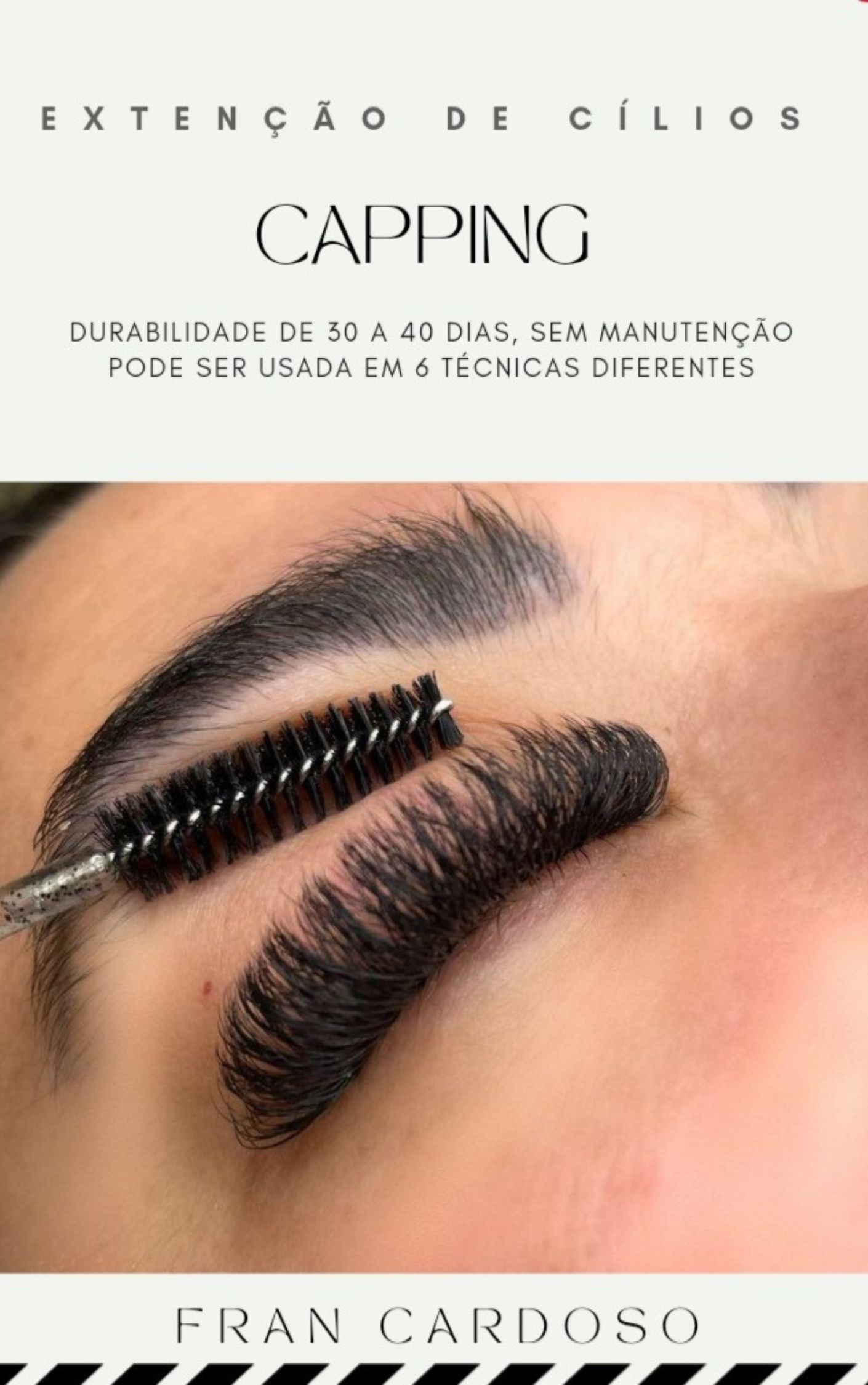 Extenção de Cílios Capping - Francieli Cardoso | Hotmart
