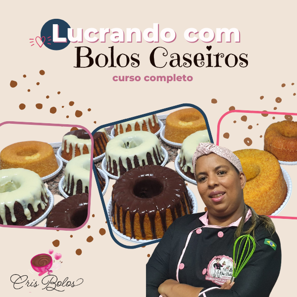 Lucrando com Bolos Caseiros - Cris Bolos | Hotmart