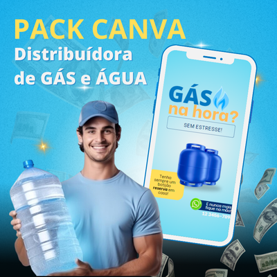 PACK PARA DISTRIBUÍDORA DE GÁS E ÁGUA MINERAL - Jenney Stephany Alv...