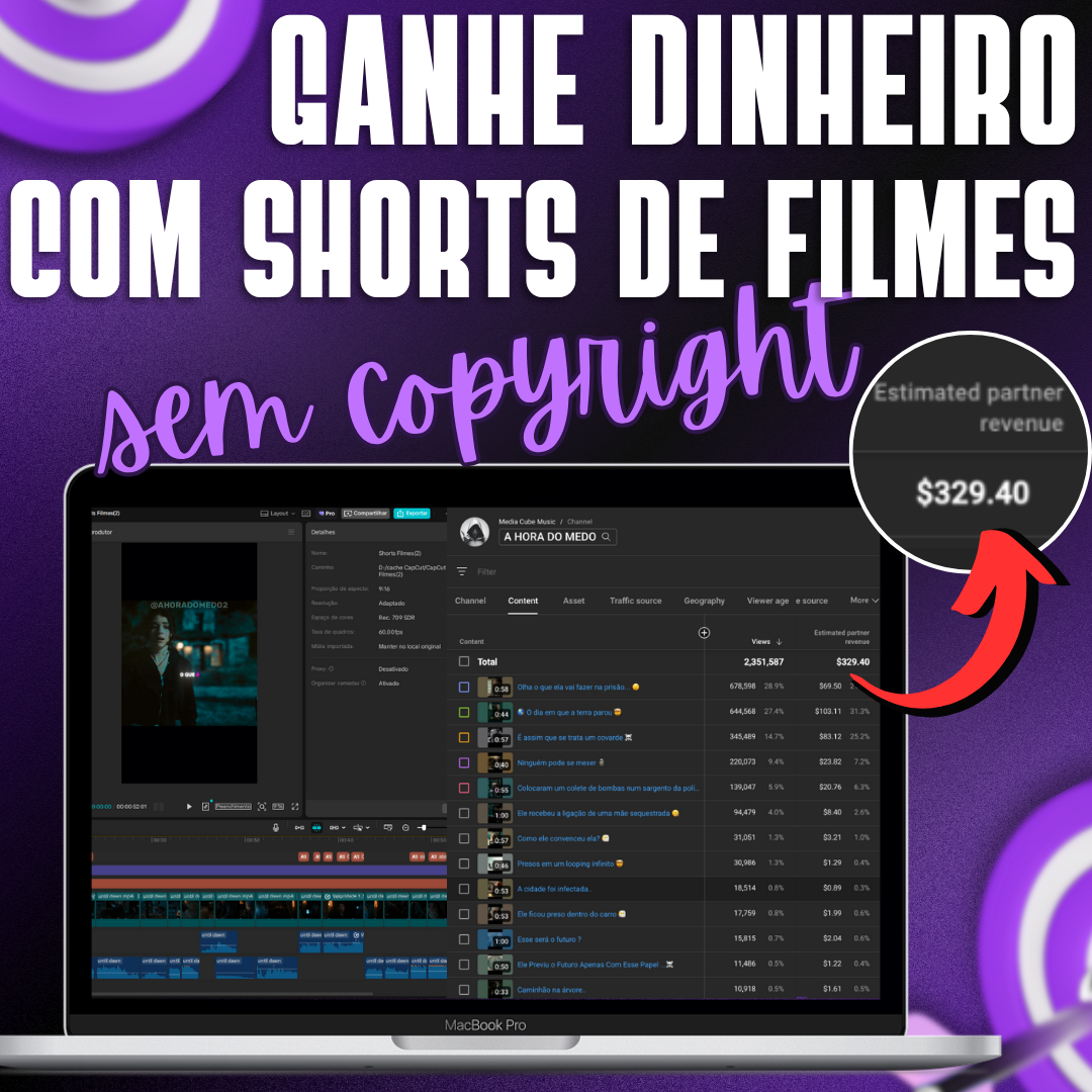 Domine a Arte de Editar Shorts de Filmes para o YouTube sem Copyrig...