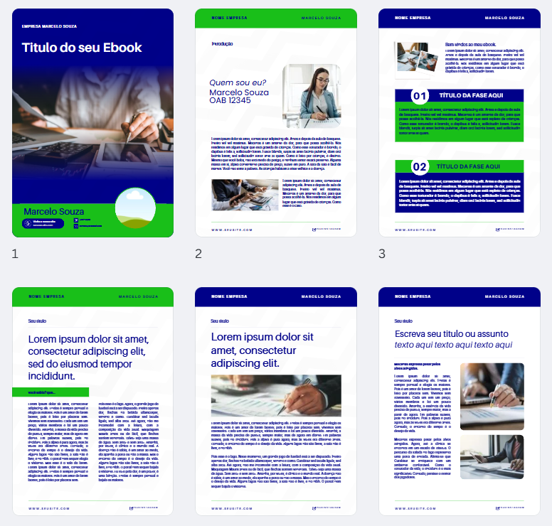 Modelo de EBOOK 55 páginas Contabilidade - Canva para empreendedora...