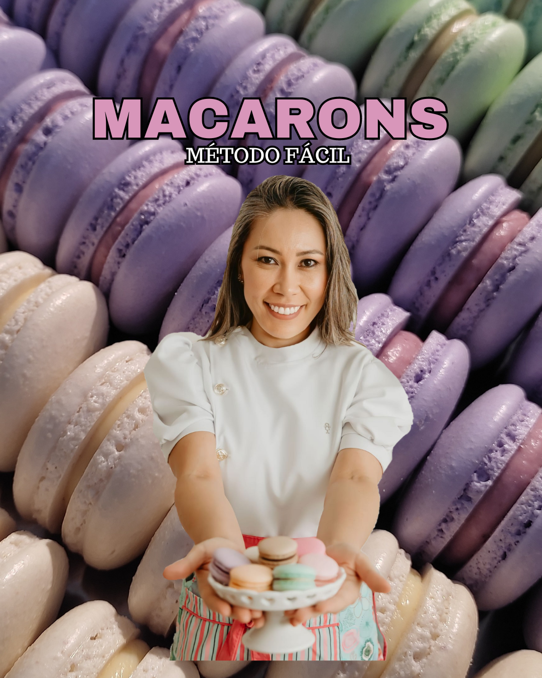 Macarons MÉTODO FÁCIL (merengue francês) - Karina M T Yamasaki | Ho...