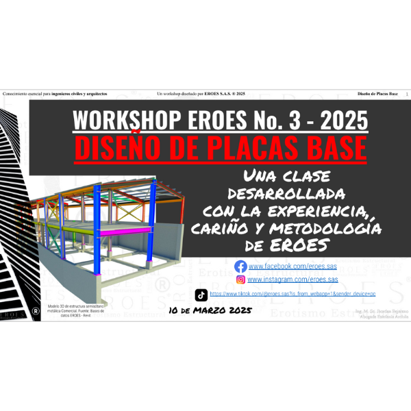 DISEÑO ESTRUCTURAL DE PLACAS BASE - EROES SAS | Hotmart