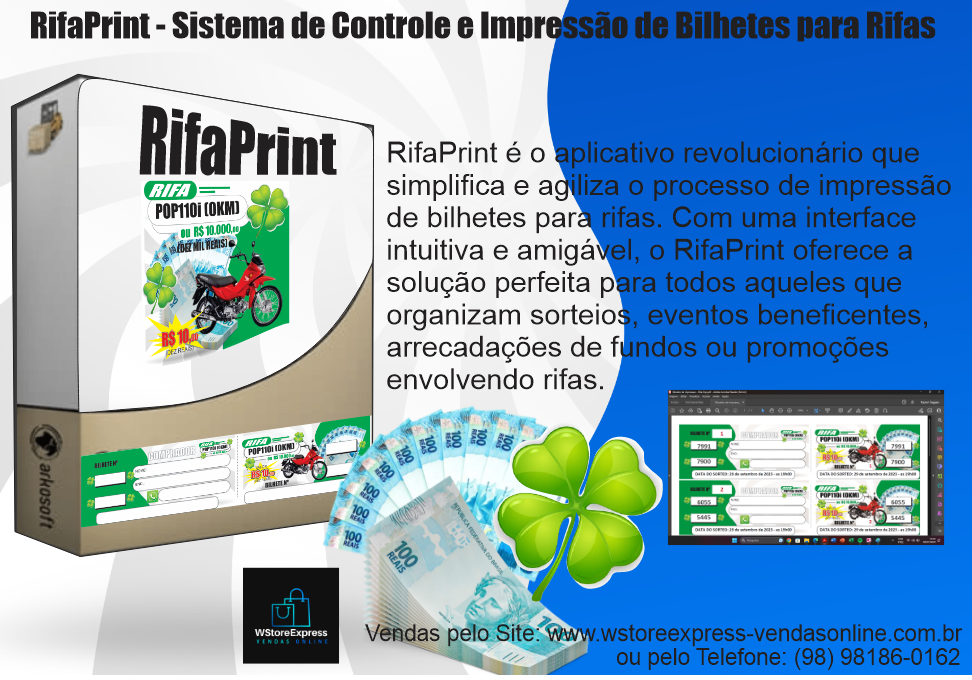 RifaPrint! - 🎫🌟RENDA EXTRA! Confecção de "RIFAS PERSONALIZADAS"🌟🎫
