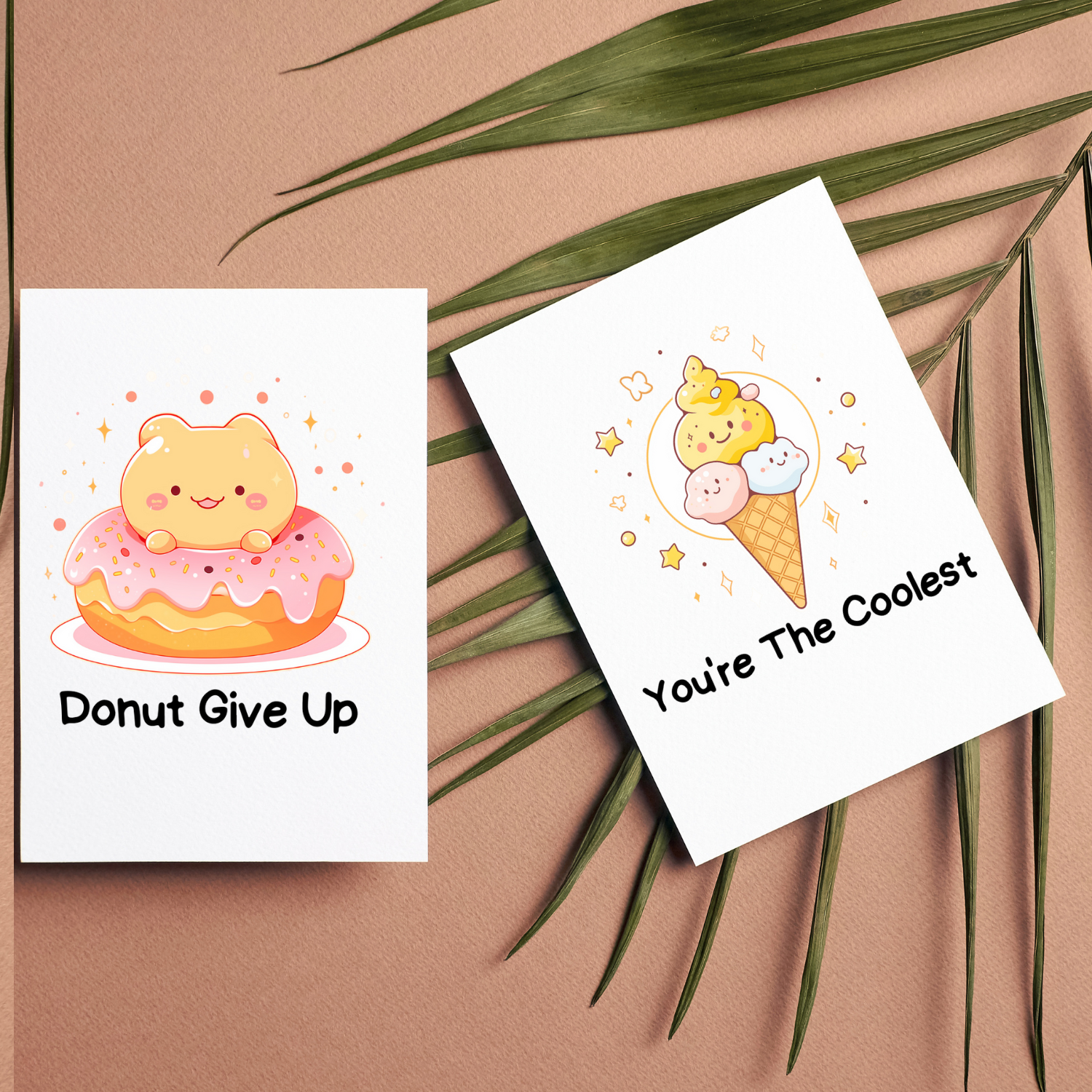100 Funny Puns, Printable Cards, Kawaii Design | Instant Download