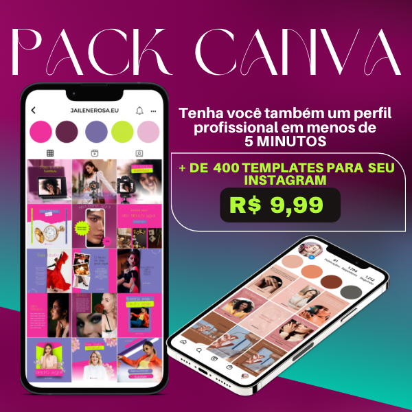 PACK CANVA - Jailene Barbosa rosa | Hotmart