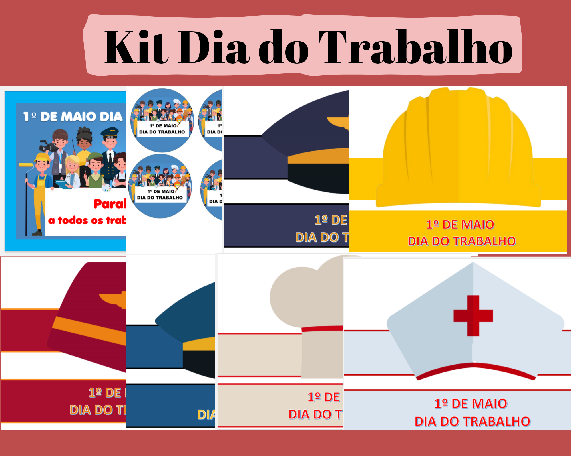 MINI KIT DIA DO TRABALHO - ROSEMERE PROFESSORA | Hotmart