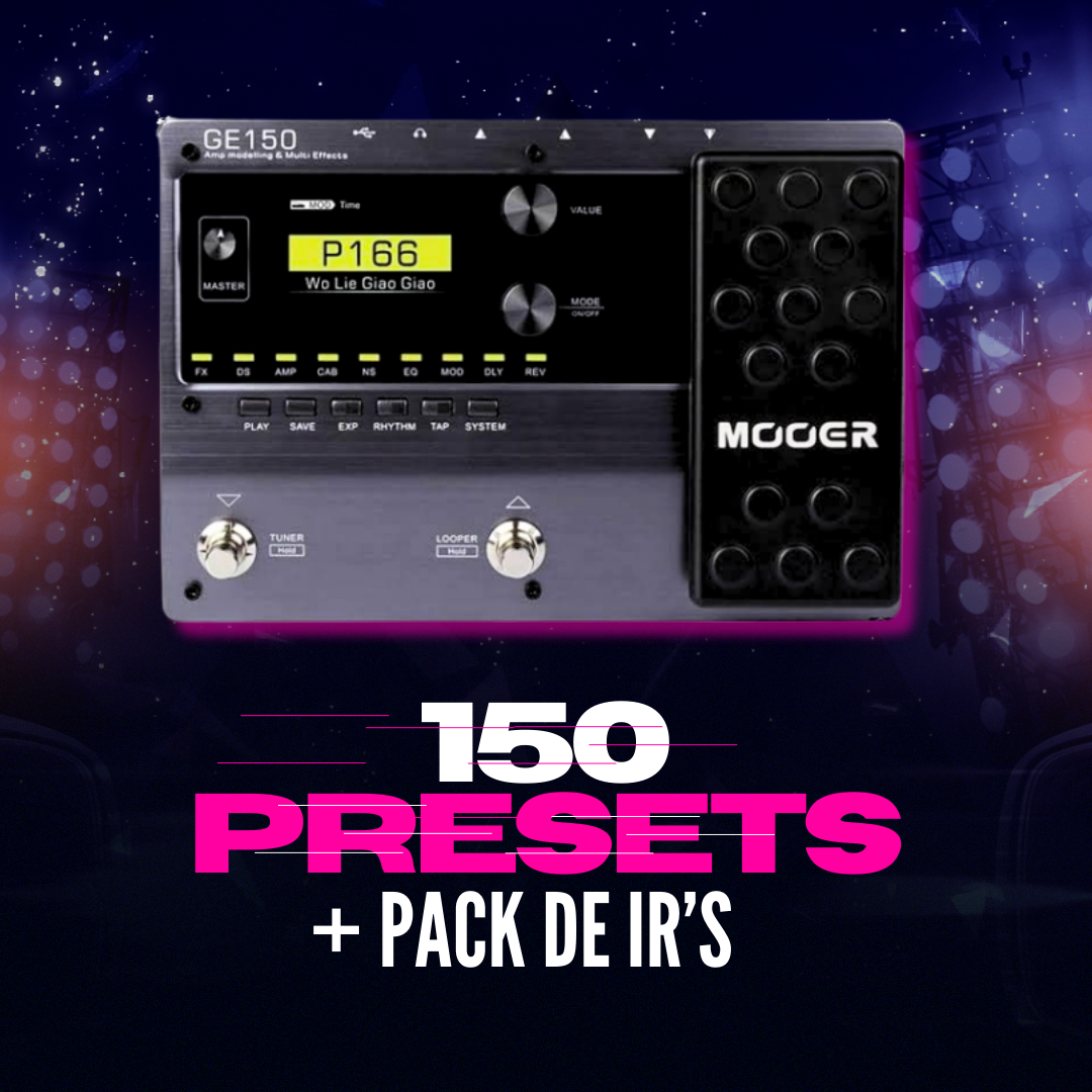 Mooer Ge 150 / 160 Presets + Pack 124 Impulse Responses