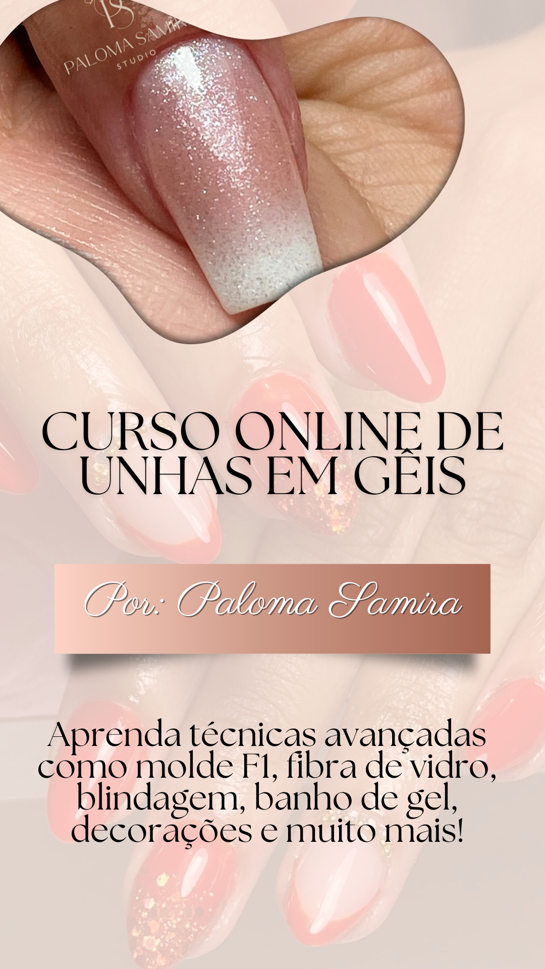 Curso de unhas em géis.