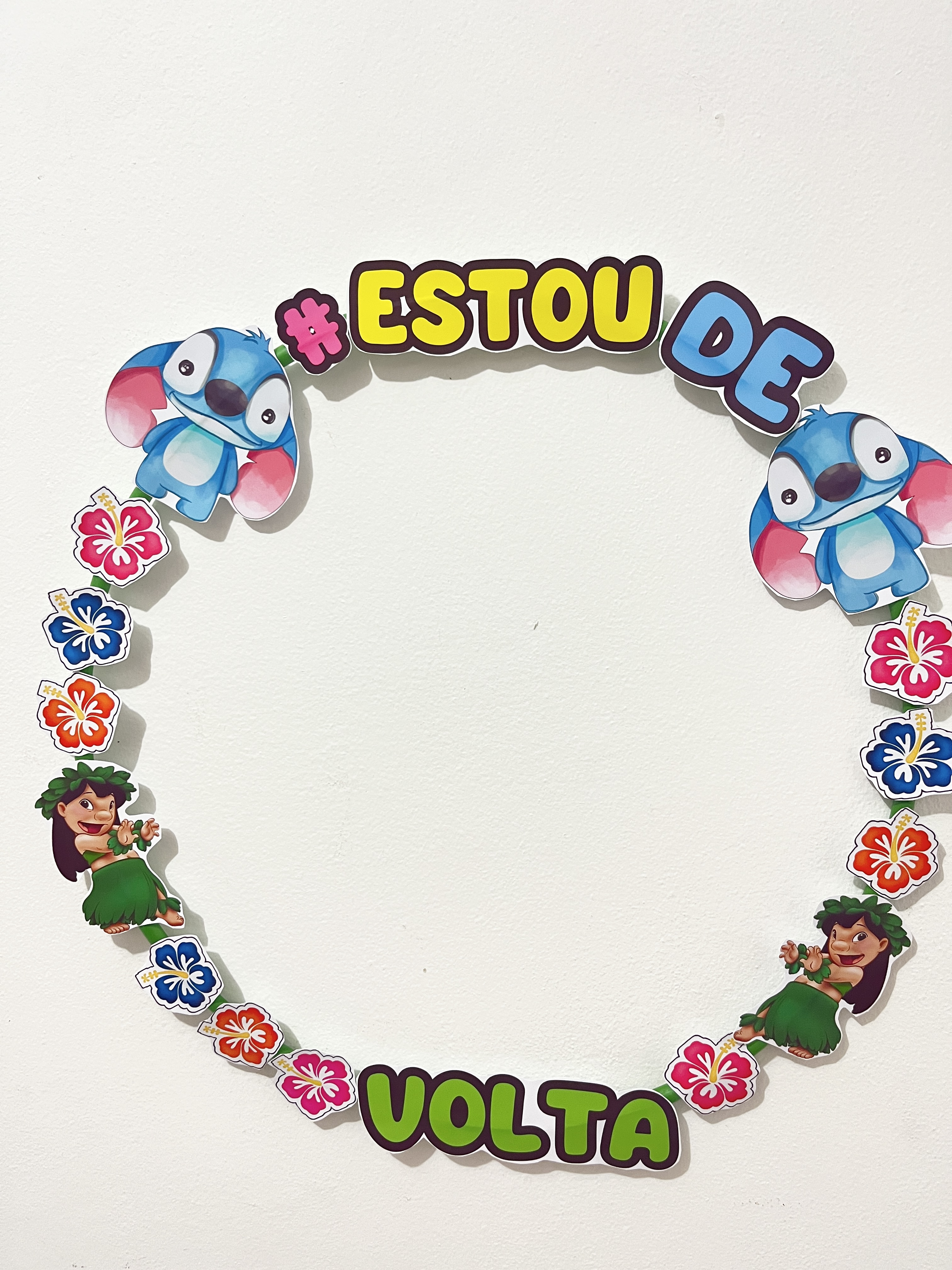 Bambolê volta as aulas - Tema Stitch - Any Karoline Benites Silva ...