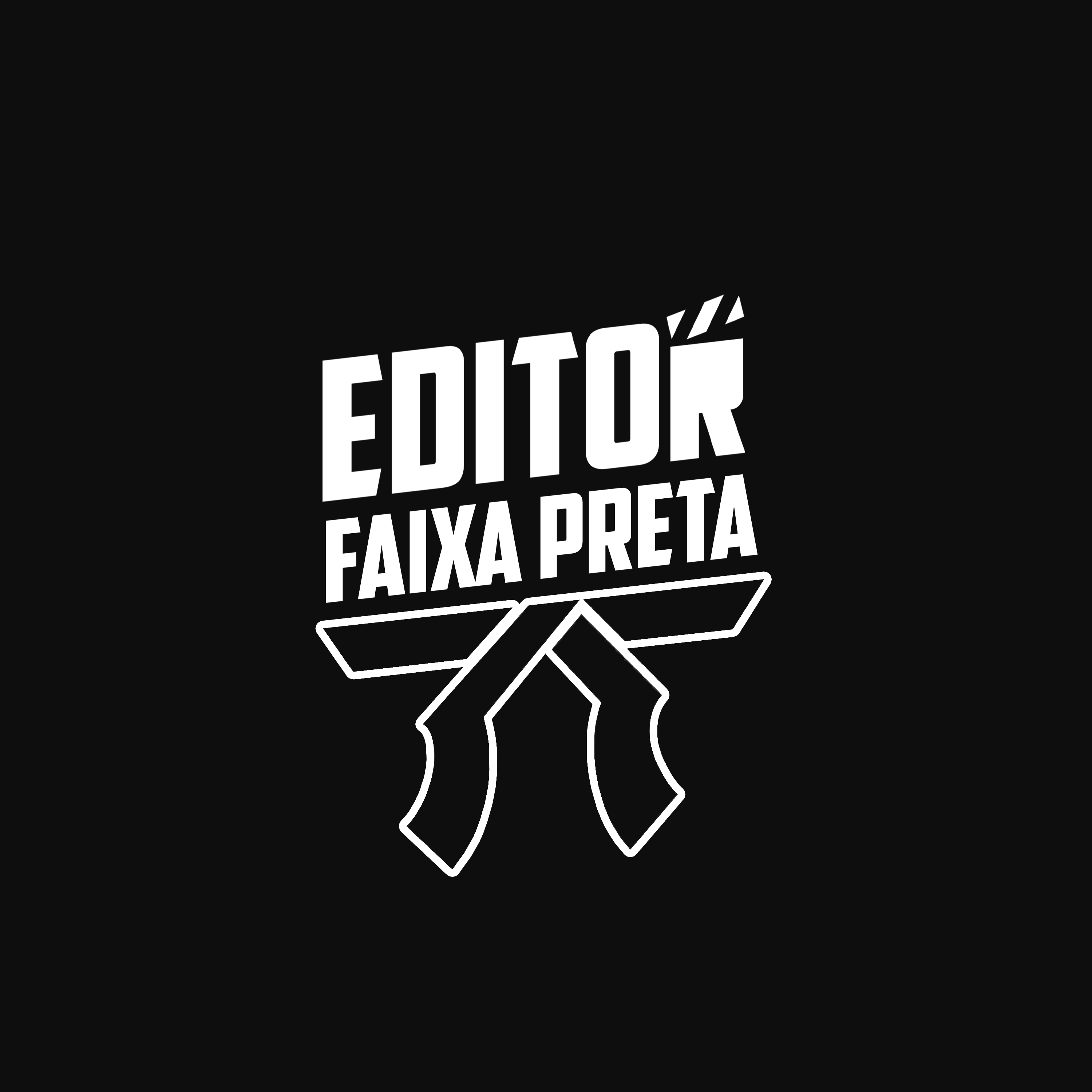 Faixa Preta Logo Faixa Future Premium Tarja Vermelha