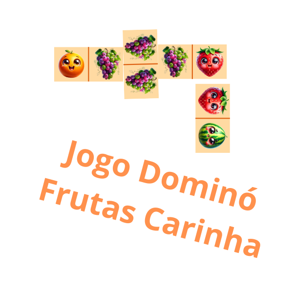Jogo Dominó Frutas Carinha - Menina Arterinha | Hotmart