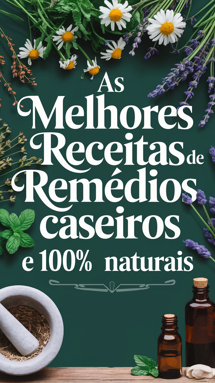 As Melhores Receitas de Remédios Caseiros e 100% Naturais - Octávio...