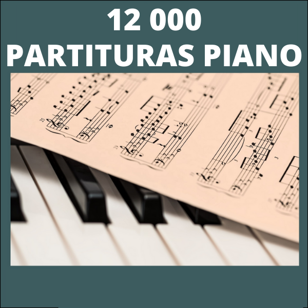 MAIS DE 12.000 PARTITURAS PARA PIANO - PROMOÇÃO