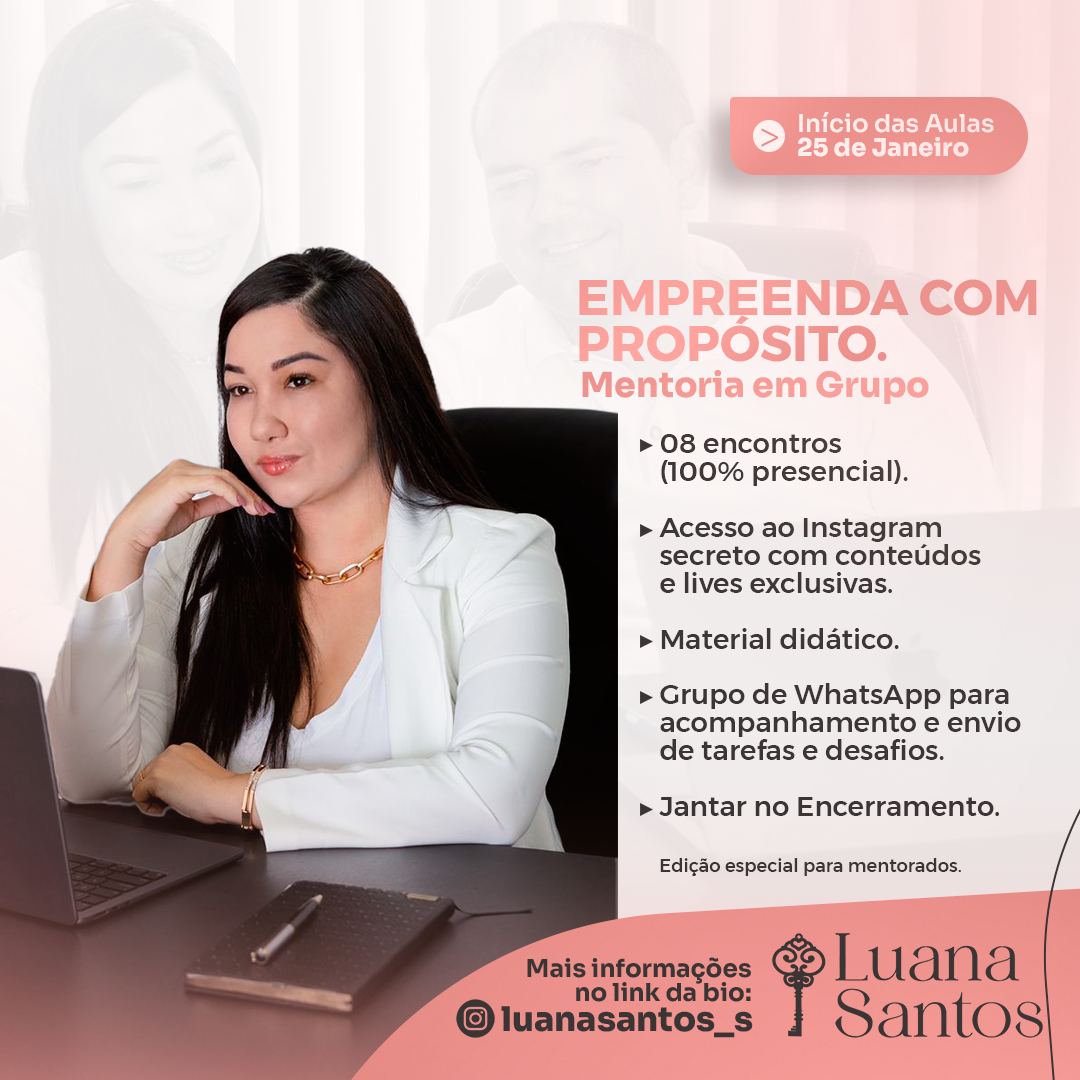 Empreenda com propósito. - Mentoria 3.0 Edição especial