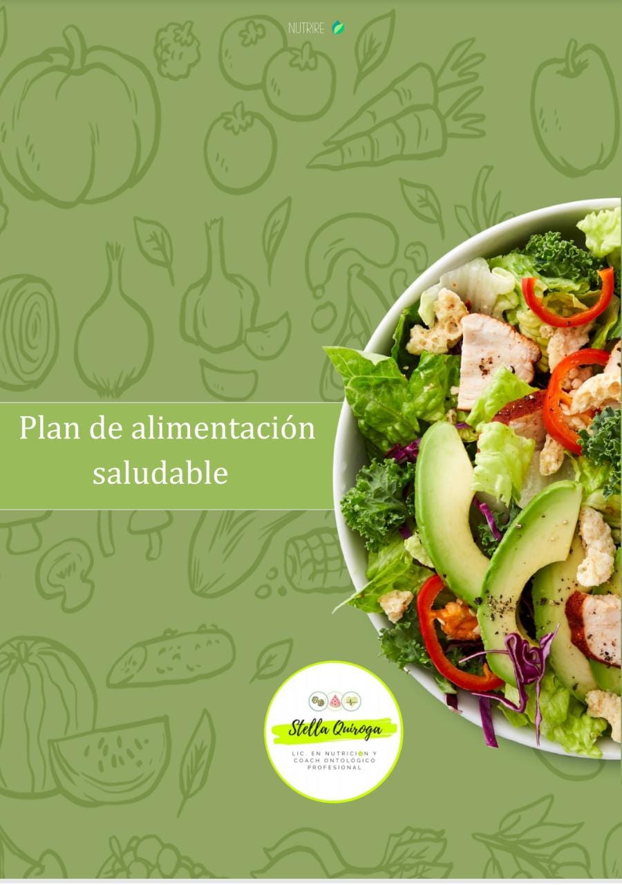 PLAN ALIMENTACION SALUDABLE MUJER - Stella Quiroga | Hotmart