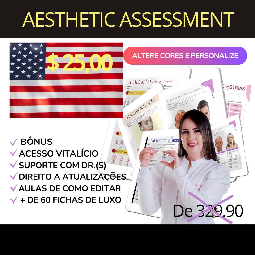 AESTHETIC ASSESSMENT SHEETS ENGLISH - Victor Hugo | Hotmart