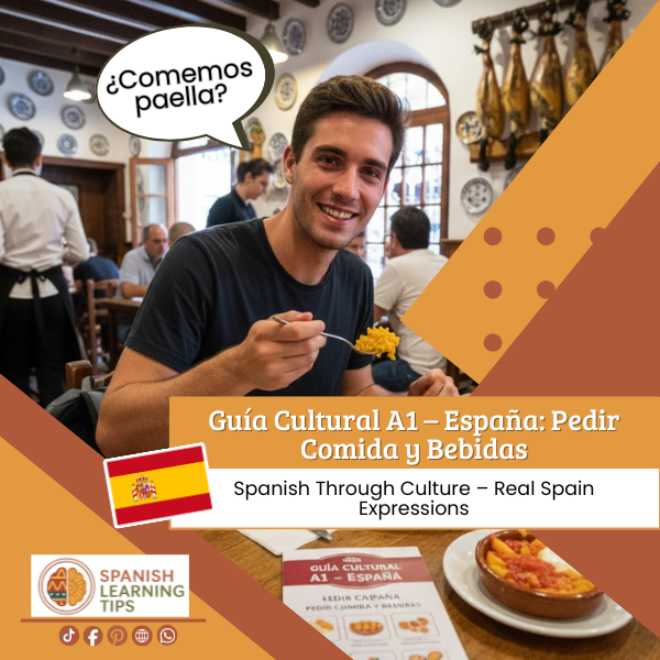 Spanish Cultural Guide A1 – Ordering Food And Drinks in Spain - Spa...