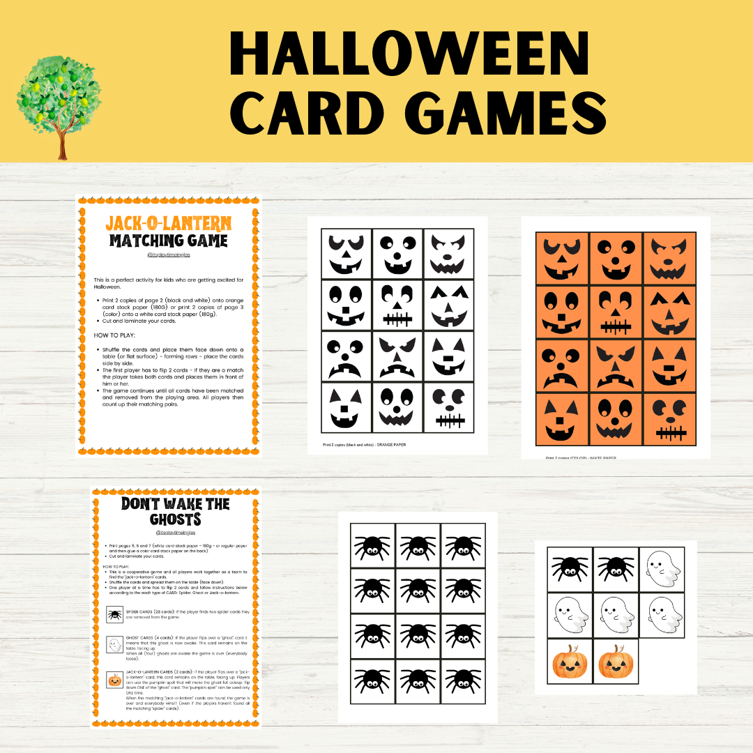 HALLOWEEN CARD GAMES