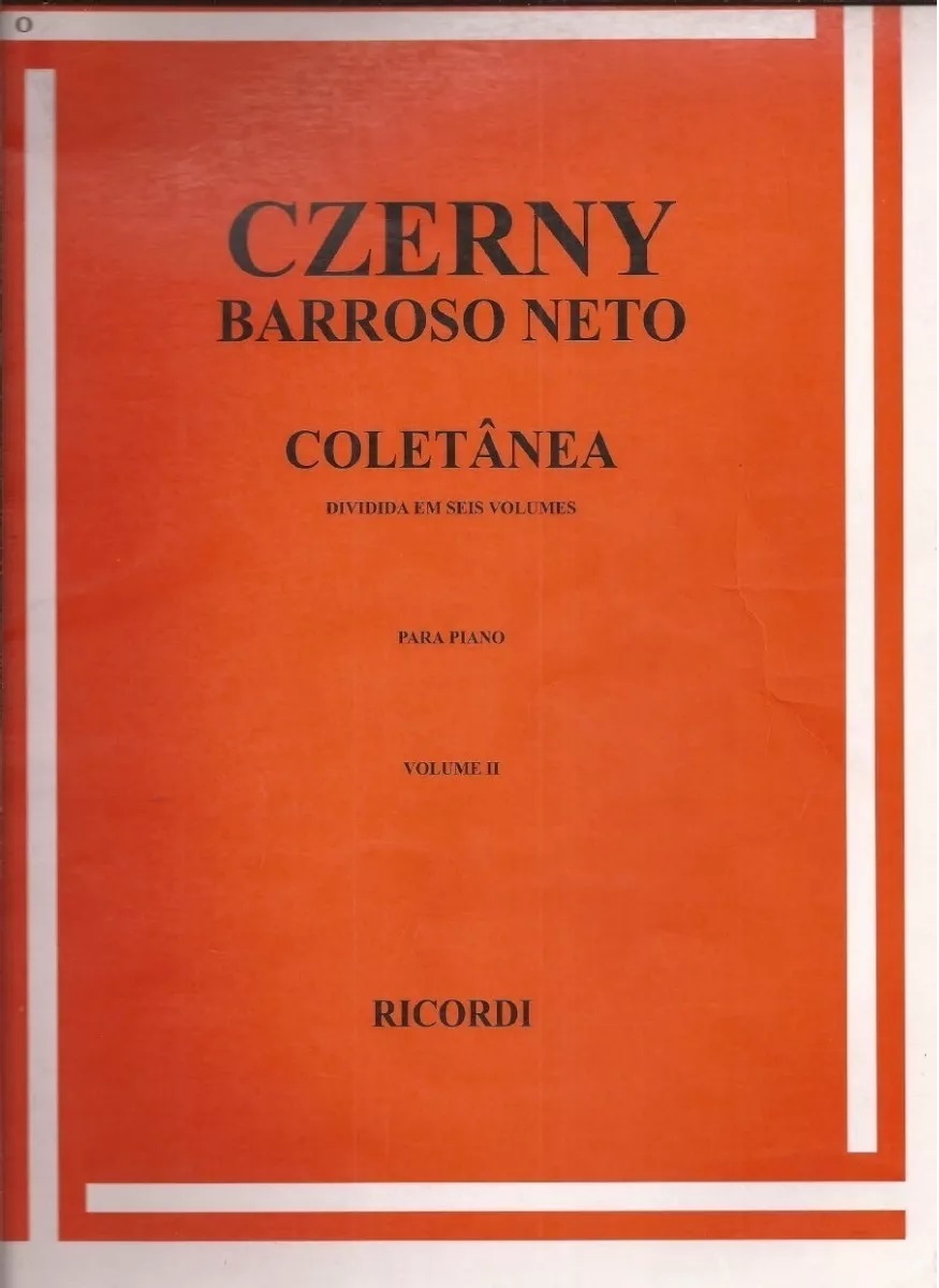 Método Czerny Barroso Netto - Volume 2 - Felipe Montenegro | Hotmart