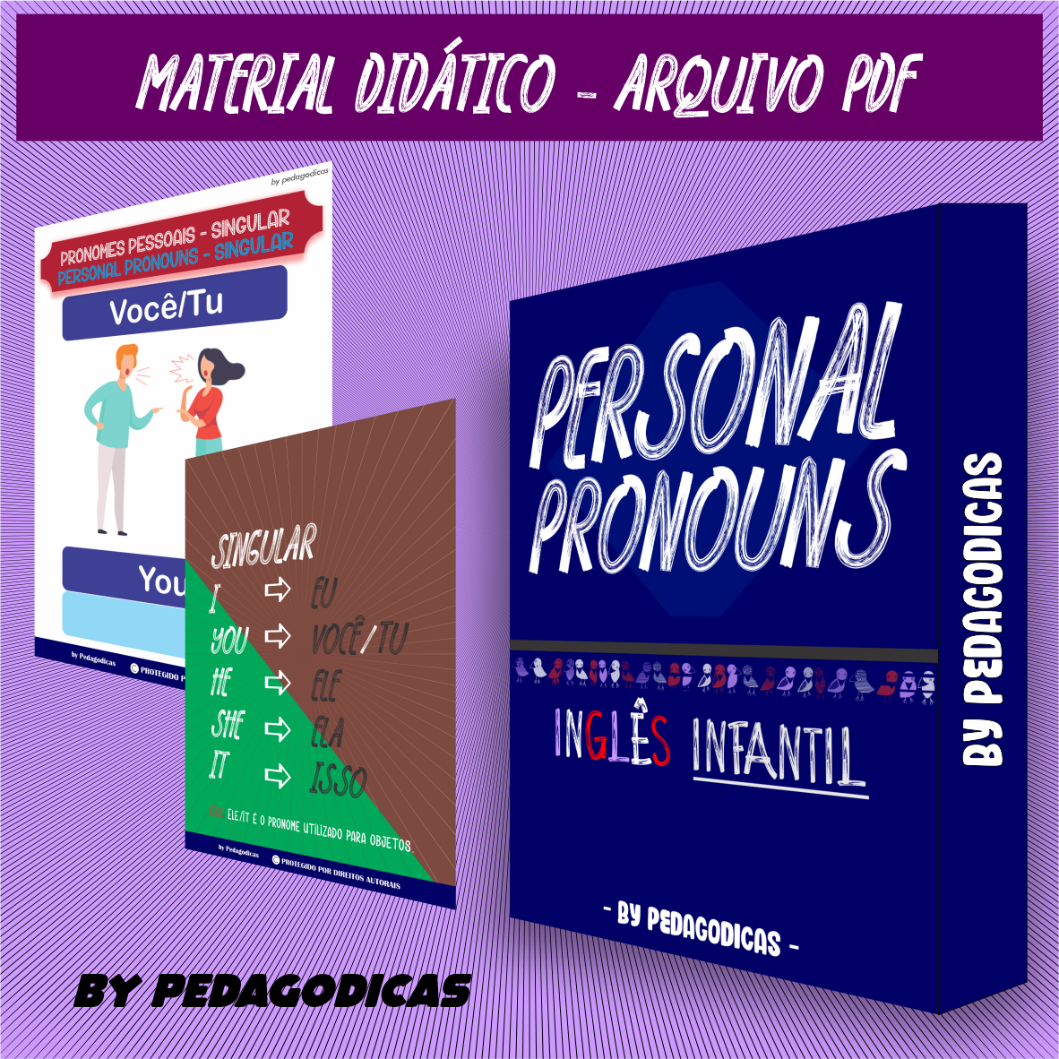 Personal Pronouns - Material Didático (inglês infantil) - Cia NK Di...