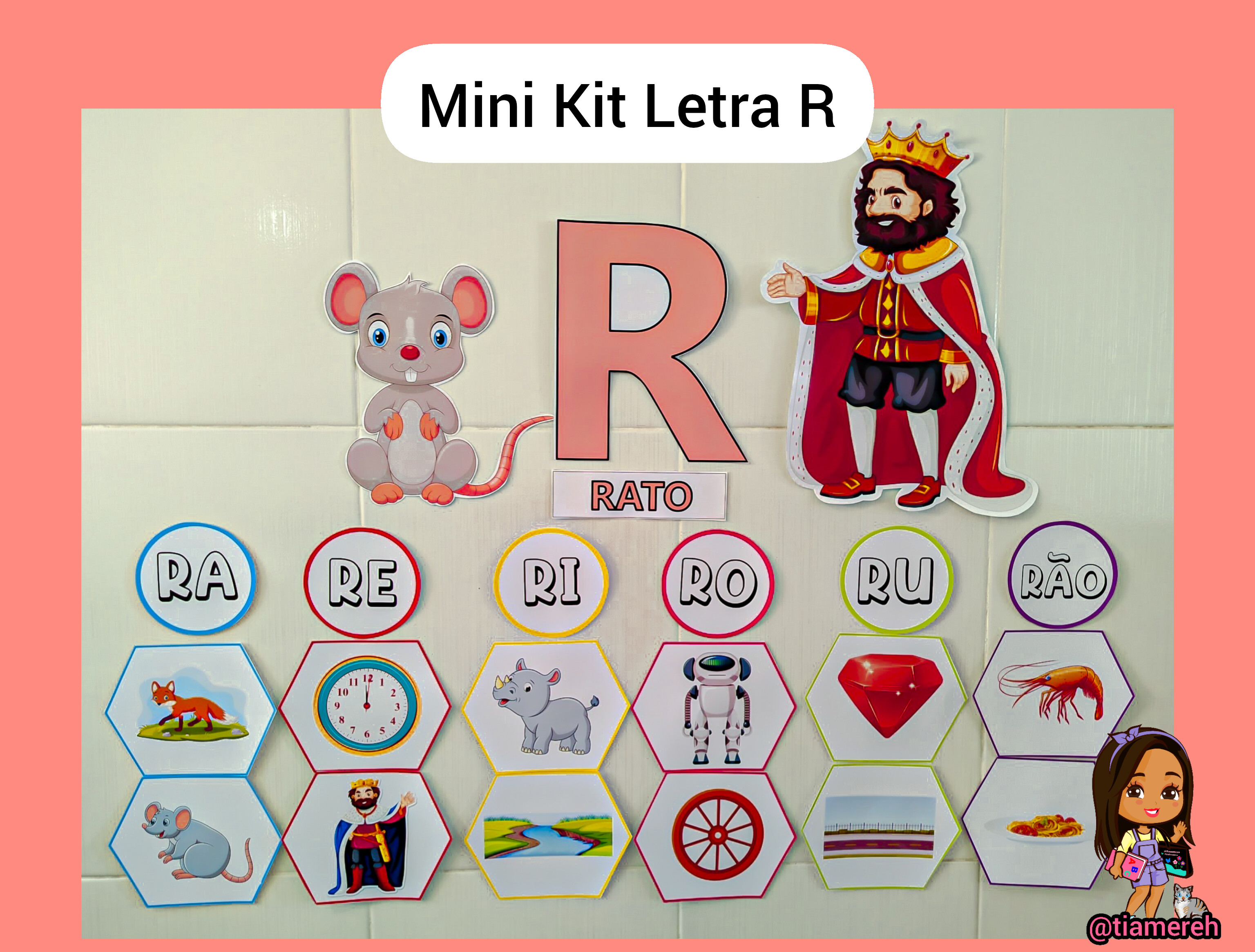 Mini kit letra R - ROSEMERE PROFESSORA | Hotmart
